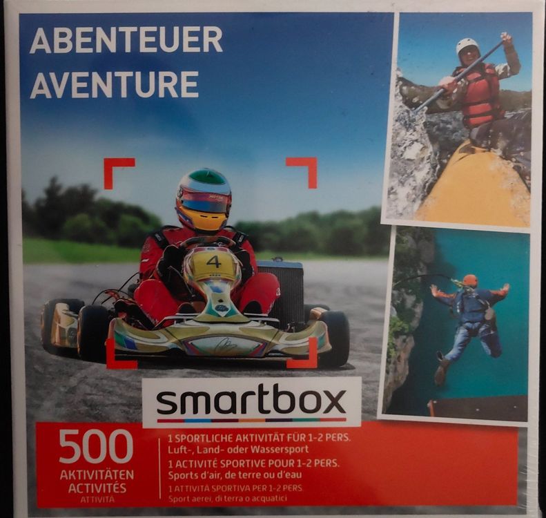 Smartbox Abenteuer (Neu und originalverpackt) in Kestenholz für CHF 40 ...
