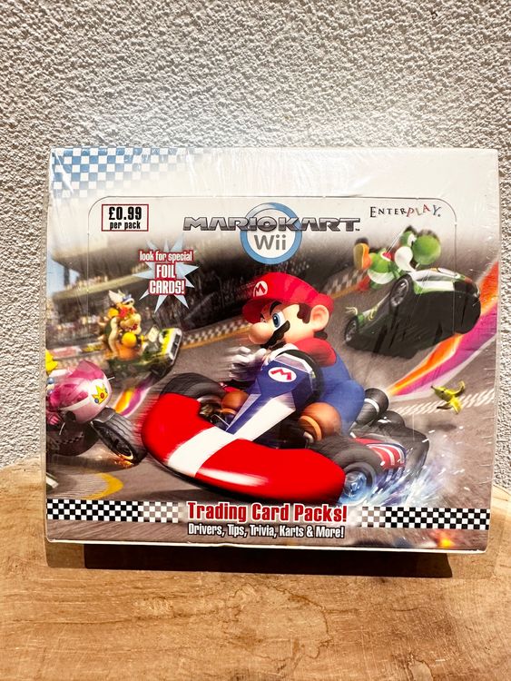 Nintendo 24 Neu Super Mario Kart Wii Trading Card Box 2009 (Neu und ...