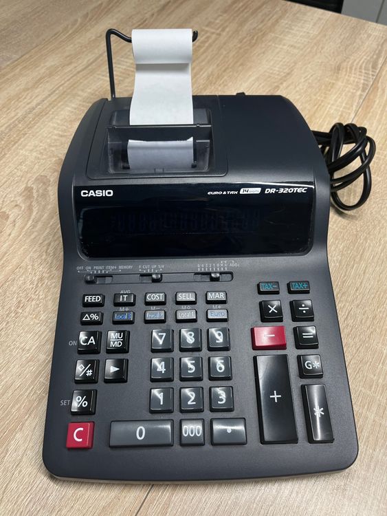 CASIO DR-320TEC Druckrechner (Gebraucht) in Seftigen für CHF 20 – mit Lieferung auf Ricardo kaufen