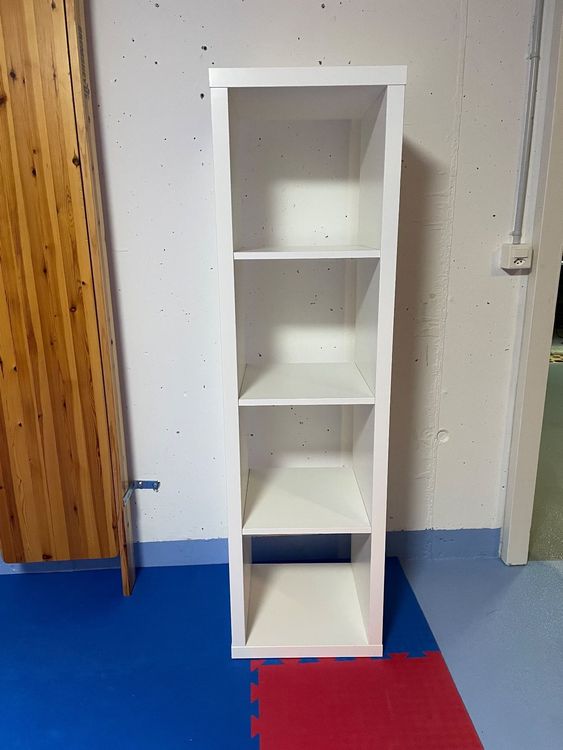 KALLAX Regal, weiß, Breite: 42 cm Tiefe: 39 cm Höhe: 147 cm | Kaufen ...