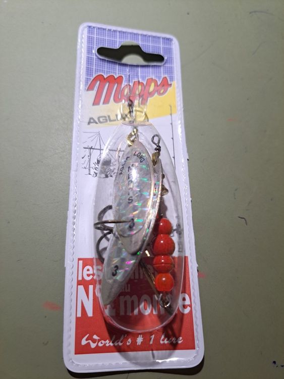 2 Mepps Rainbo n° 3 argent/versilbert (Neu und originalverpackt) in für ...