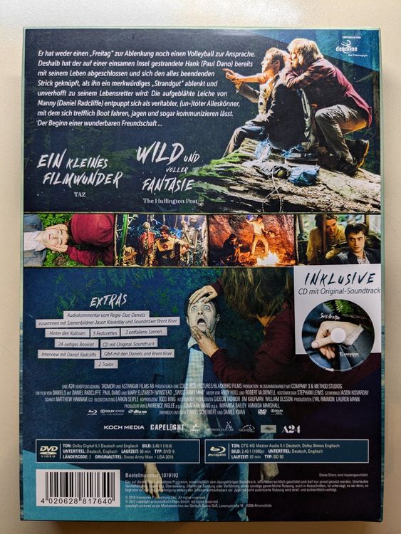 Swiss Army Man - Mediabook [Blu-ray+DVD+CD mit Soundtrack] (Gebraucht ...