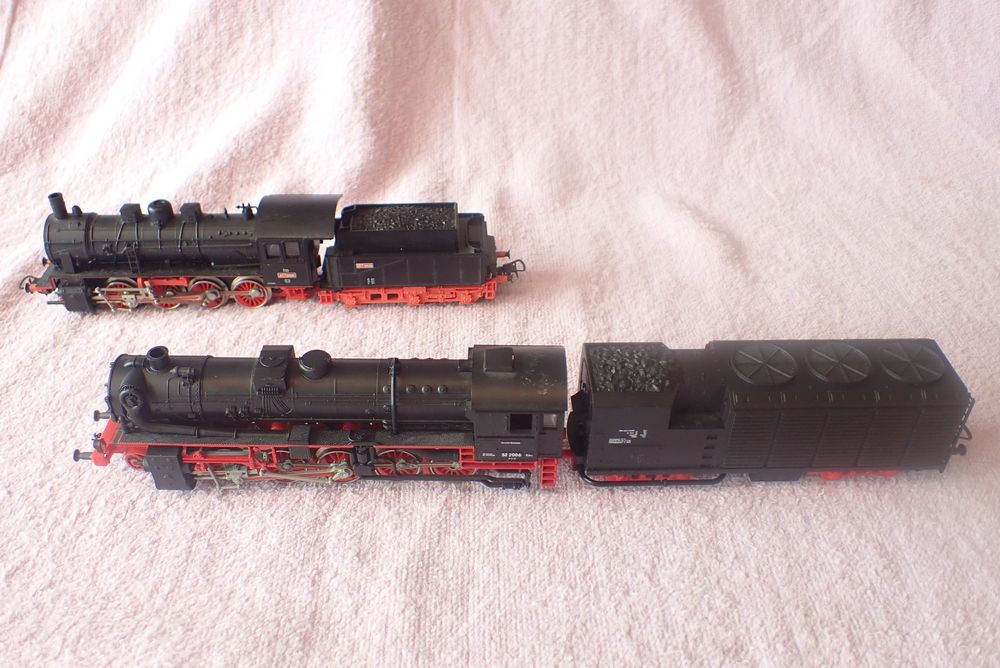 2 schöne alte Piko Dampflok 5452 BR 52 + 5410 H0 Eisenbahn (Gebraucht ...