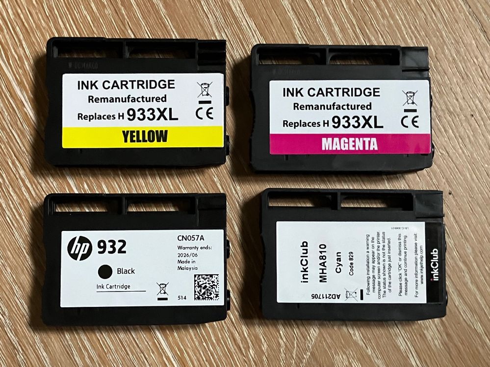 inkClub-Tintenpatrone schwarz, ersetzt HP 932XL (CN053AE) (Neu und ...