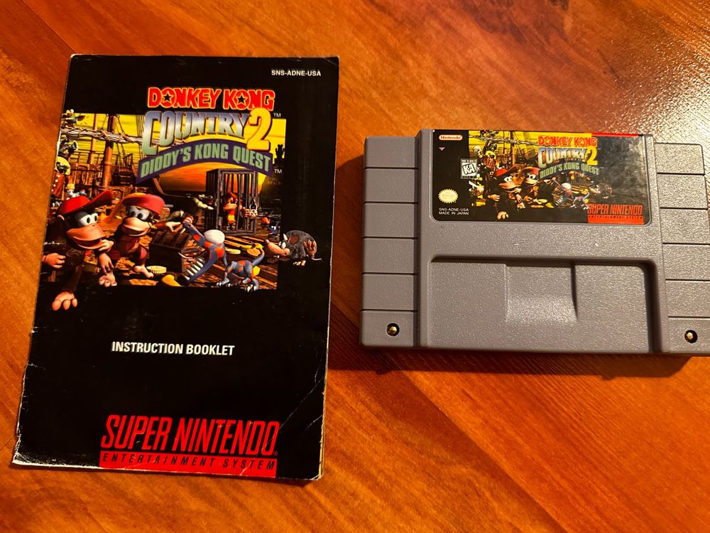 Jeux SNES US loose: Donkey Kong Country 2 + notice (Gebraucht) in ...