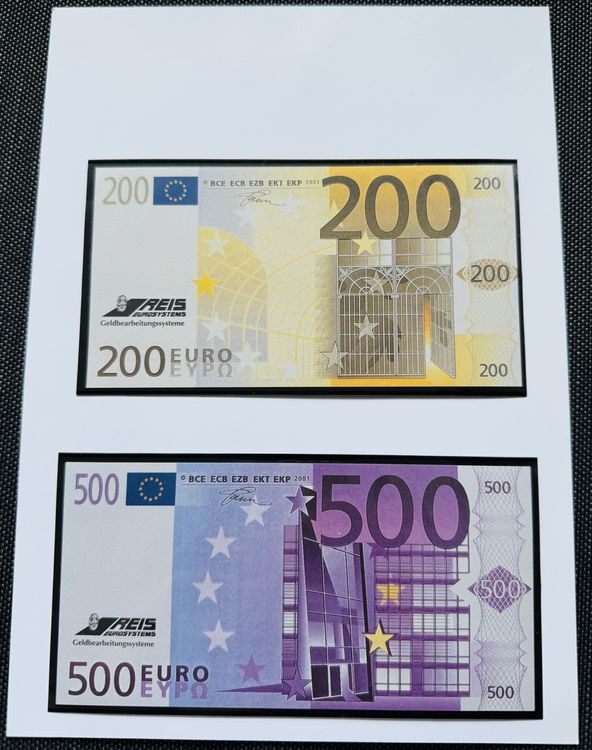 Euro-Scheine Kuriositäten auf Banknoten,Top Zustand! (Gebraucht) in ...