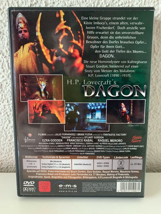 Dagon - DVD (Gebraucht) in Möriken AG für CHF 4 – mit Lieferung auf ...