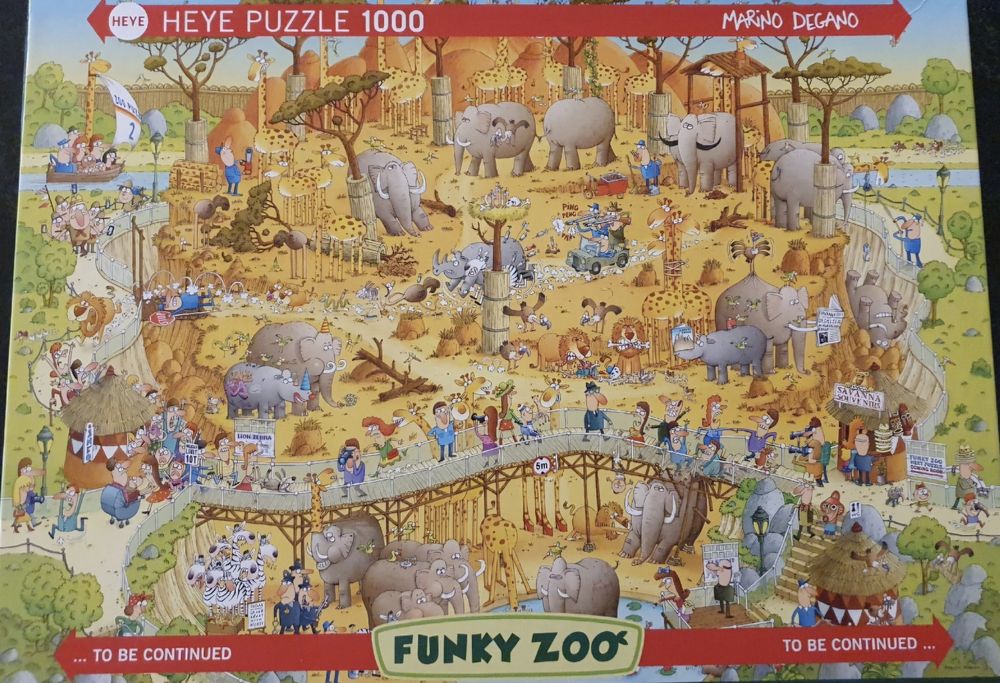 Lustiges Heye Puzzle "Funky Zoo - African Habitat" (Gebraucht) in ...