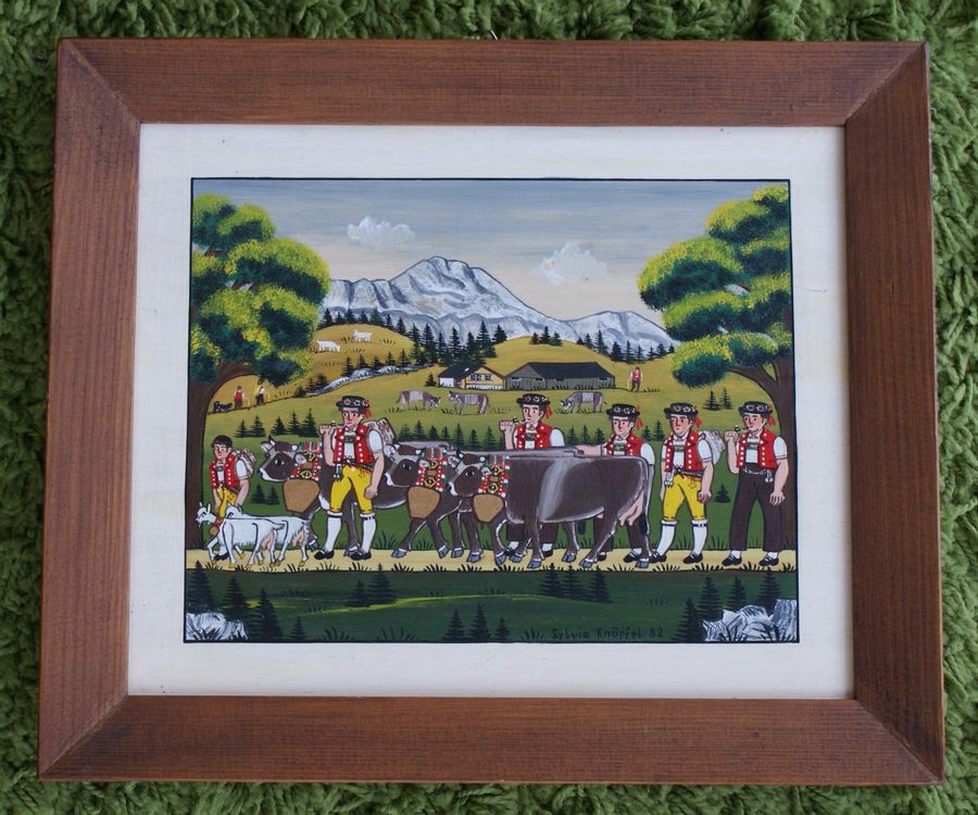 Knöpfel Sylvia, Bauernmalerei, Hundwil Stein Appenzell Senn (Gebraucht) in Herisau für CHF 750 ...