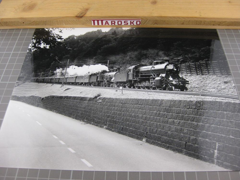 Grosses Echtfoto: Bei Gurtnellen mit Dampfloks, 1997, Schwei (Gebraucht ...