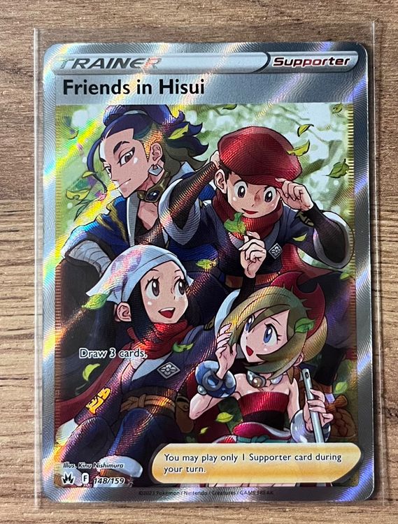 Friends In Hisui FULL ART 148/159 Pokemon Crown Zenith (Gebraucht) in ...