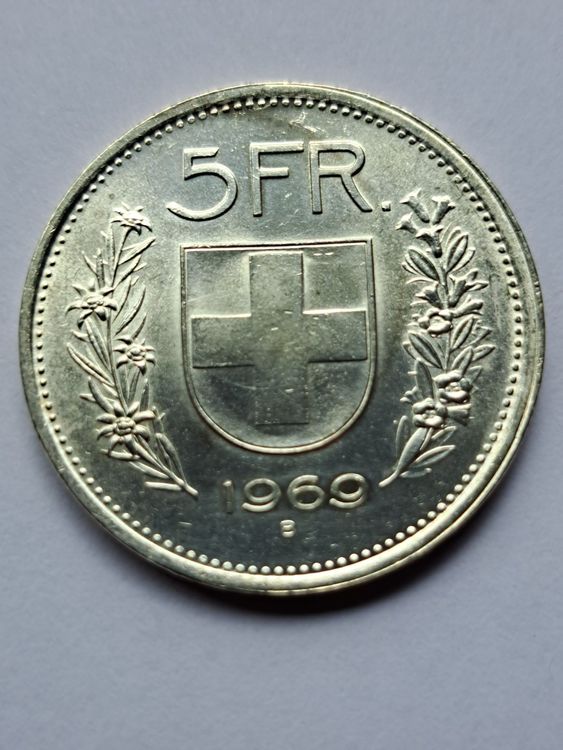 5 Franken Silber 1969 | Kaufen auf Ricardo
