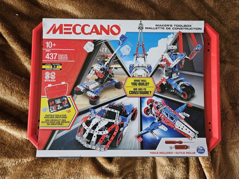 Meccano Maker's Toolbox 437 pièces +10 ans (Neu und originalverpackt) in Genève für CHF 7 – mit ...