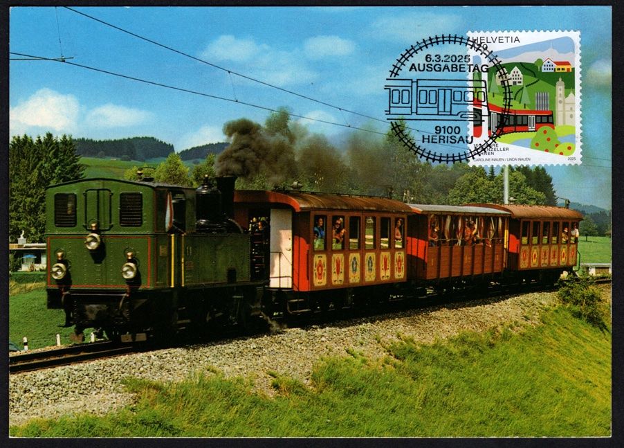 Vintage Maximumkarte Appenzeller Bahnen | Kaufen auf Ricardo