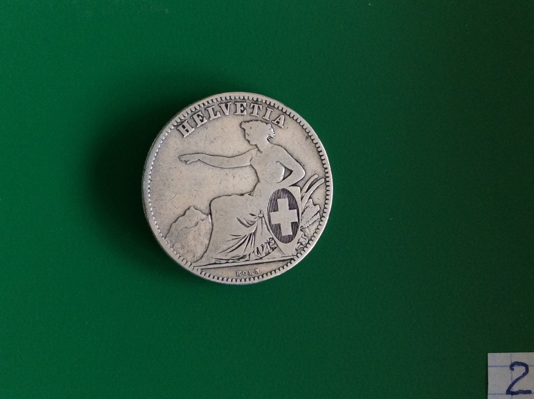 2 francs 1862 Rare et Jolie (D'occasion) à Genève pour CHF 76 – avec ...