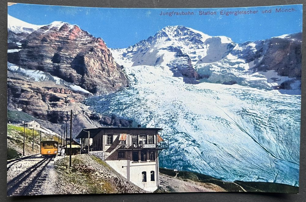 Jungfraubahn. Station Eigergletscher/ ca. 1925 | Kaufen auf Ricardo