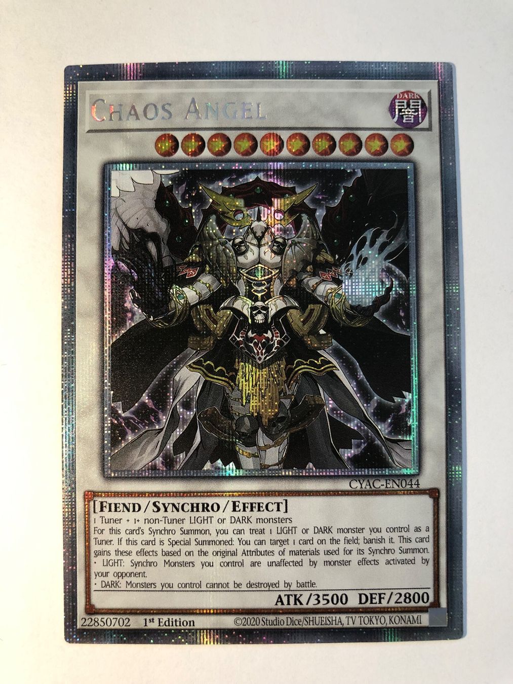 YuGiOh Premium Secret Rare | Chaosengel | Selfmade (Neu und ...