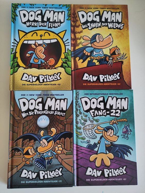 4x Dog Man: 5 + 6 + 7 + 8 (Gebraucht) in Emmenbrücke für CHF 19 – mit ...