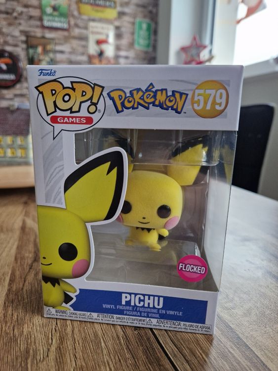 Funko Pop Pokémon Pichu Figur 579 Flocked | Kaufen auf Ricardo