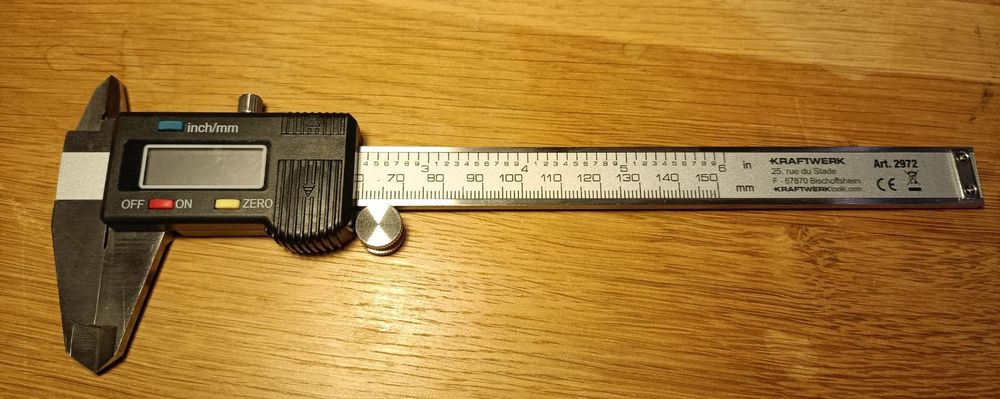 Kraftwerk Pied à coulisse - Schieblehre digital (Neu (gemäss ...