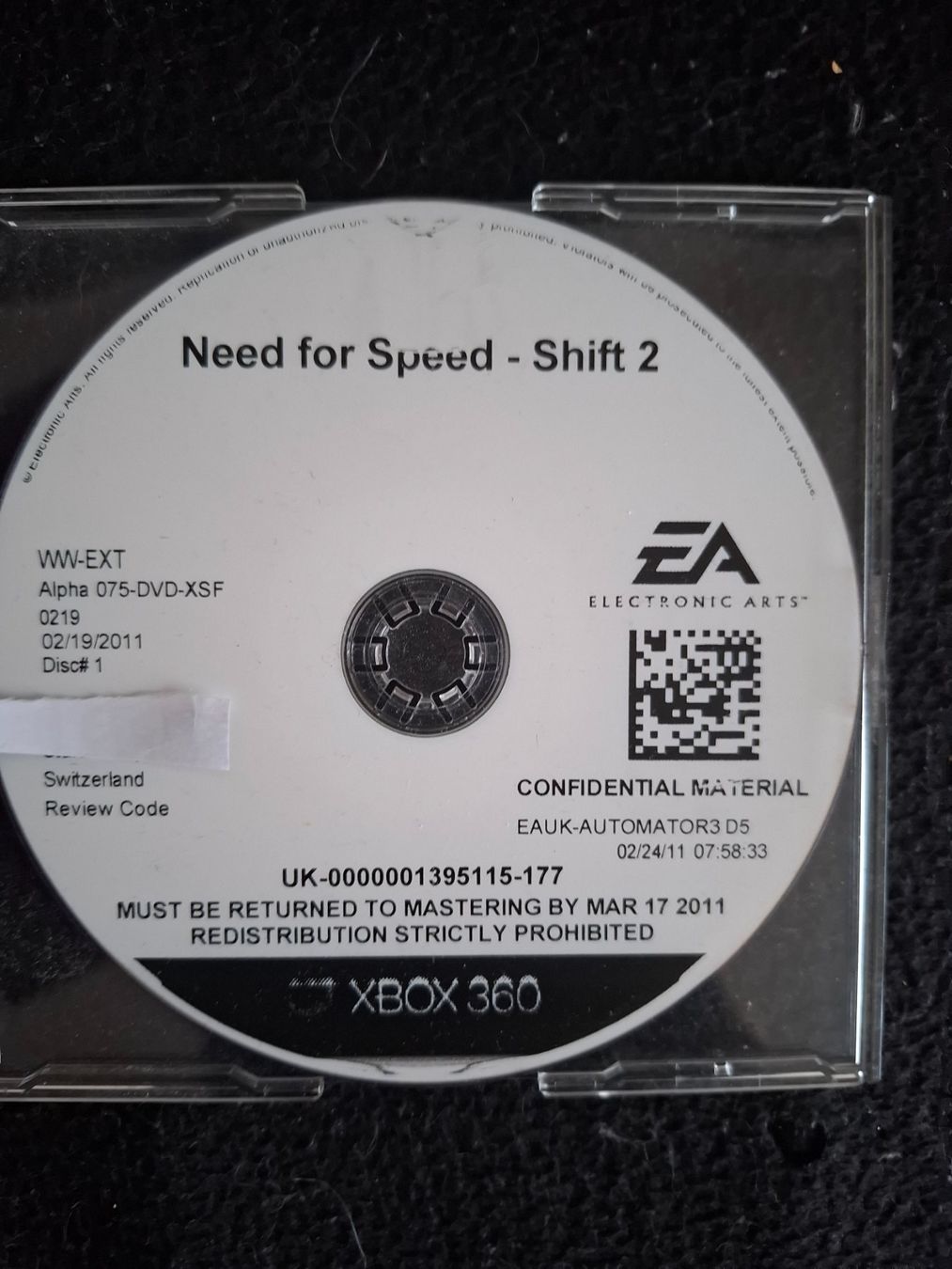 Need for Speed Shift 2 - Version Alpha (Gebraucht) in Petit-Lancy für ...