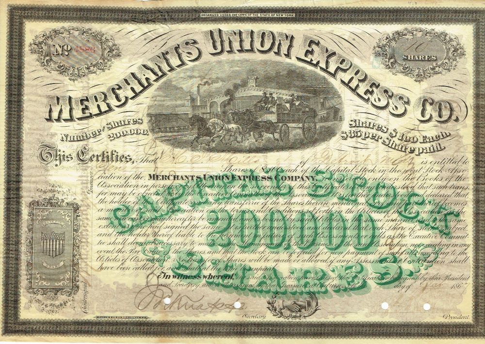 Merchants Union Express Company | Kaufen auf Ricardo