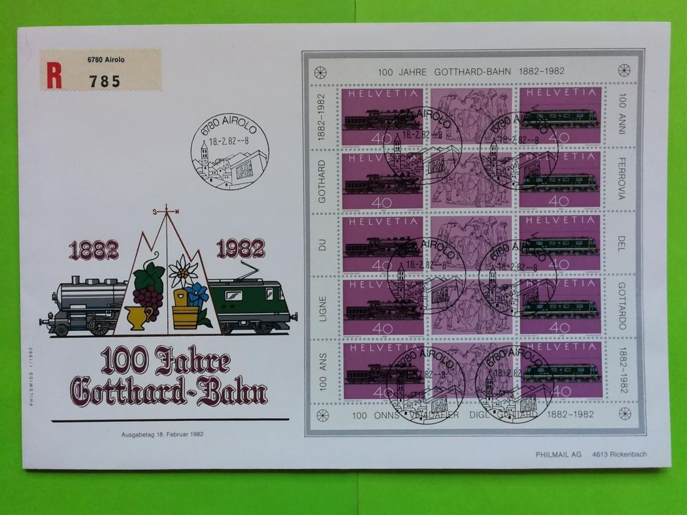SO75 Kleinbogen auf dekorativem FDC, SBK 75 /3416 | Kaufen auf Ricardo