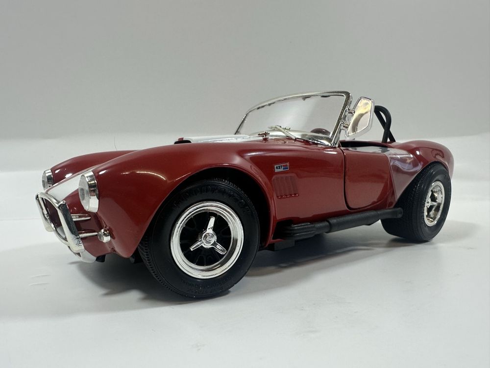 Shelby Cobra 427 S/C 1:18, rot-weiss, inkl. OVP, ERTL (Neu und ...