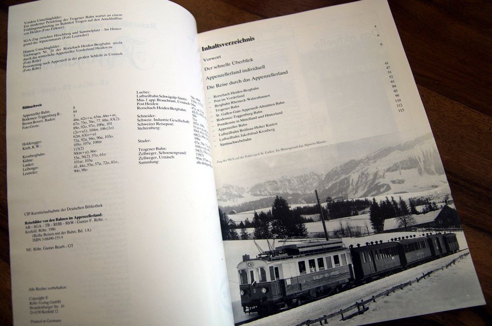 Appenzeller Bahnen - Reisebilder von den Bahnen/Bussen (Gebraucht) in ...