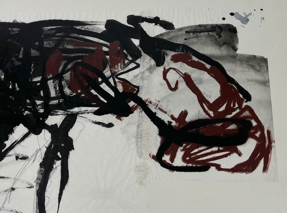 Maurice Ducret (1953)grosse Mischtechnik (Gebraucht) in Root für CHF 440 – mit Lieferung auf ...