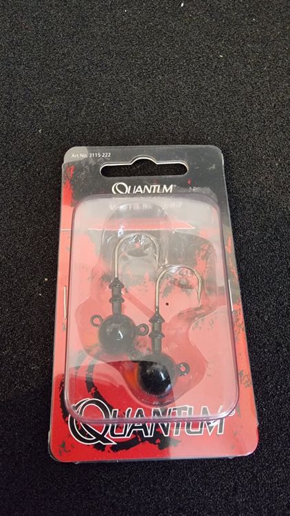 Angelköder Jighead Vertical Head Quantum black 20g 2/0 (Neu und originalverpackt) in Herisau für ...