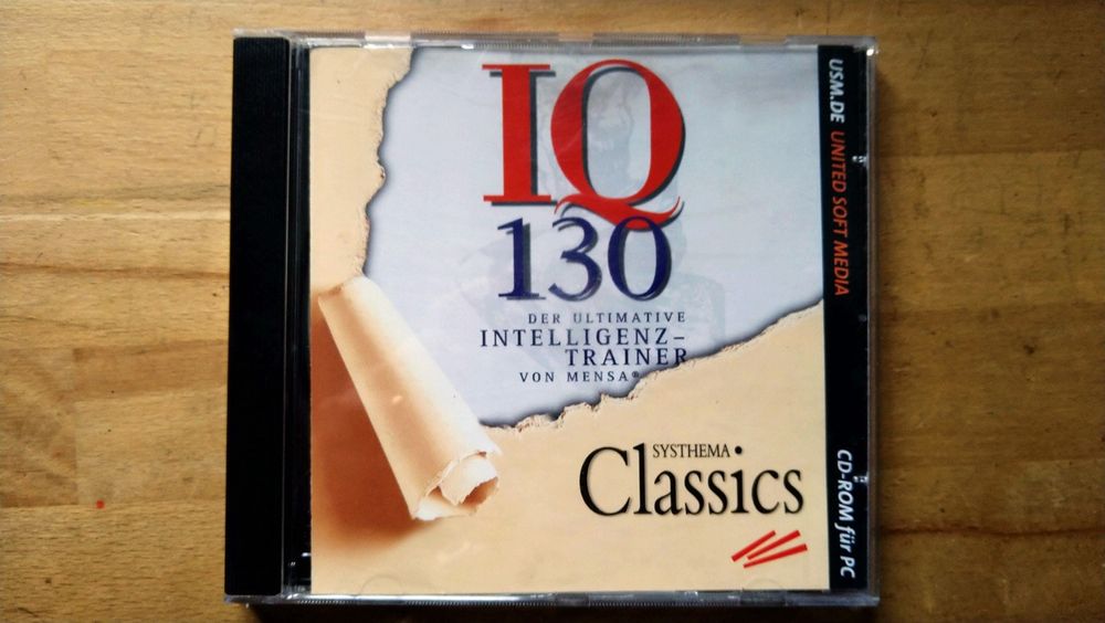 IQ 130 CD- Rom für PC (Gebraucht) in Gelterkinden für CHF 3 – mit Lieferung auf Ricardo kaufen