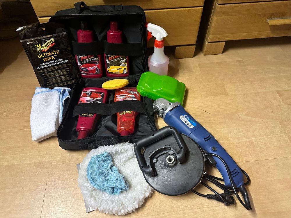 Meguiars Auto-Polier-Set + Poliermaschine (Neu und originalverpackt) in ...