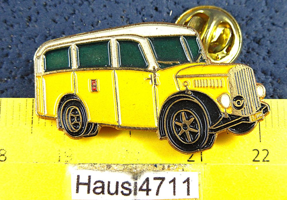 PTT-CH POSTAUTO SAURER SCHNAUTZER KLEIN PIN GEPRÄGT 36mm (Gebraucht) in Ettingen für CHF 1.95 ...