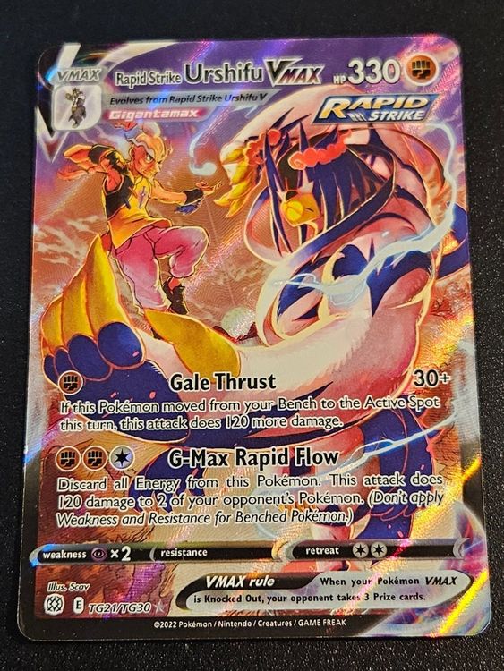 Rapid Strike Urshifu VMAX (BRS TG21) - TG - SWSH - US (Gebraucht) in ...