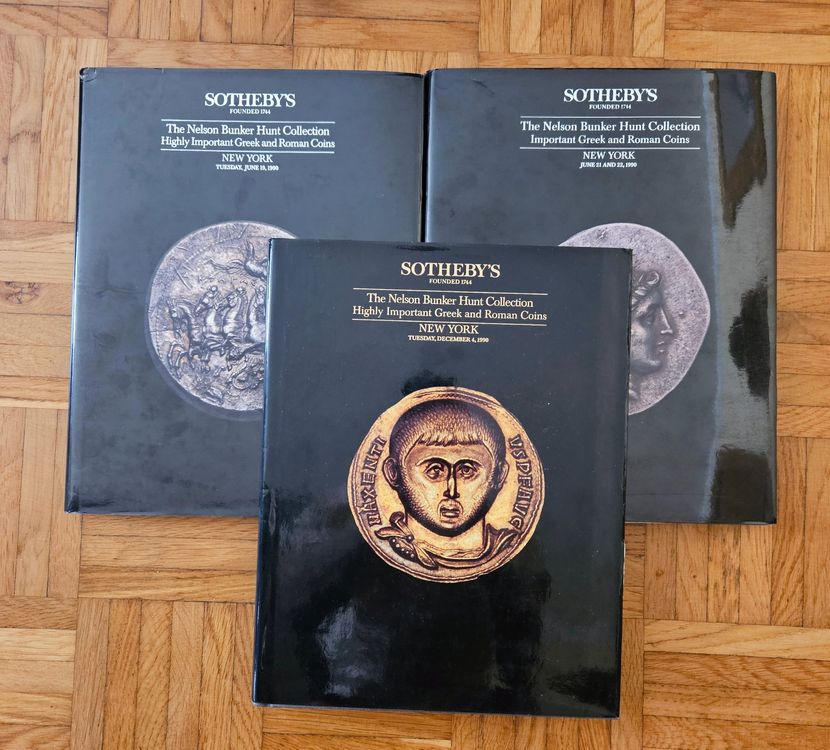 The Nelson Bunker Hunt Collection / Antike Münzen / x 3 (Gebraucht) in ...