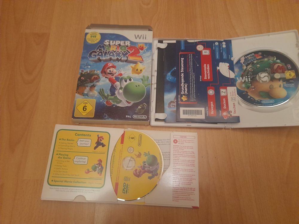 Nintendo Wii Super Mario Galaxy 2 mit DVD Komplett! (Gebraucht) in ...