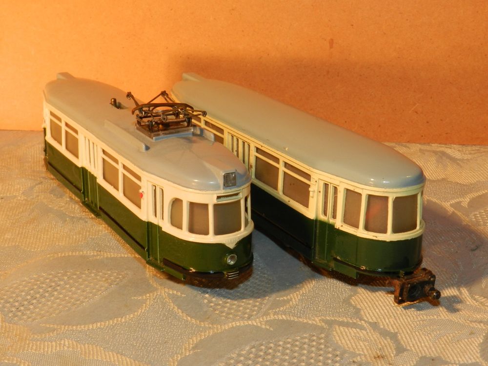 Hamo H0 GL Tram mit Anhänger Beige / Grün (Gebraucht) in Jona für CHF ...