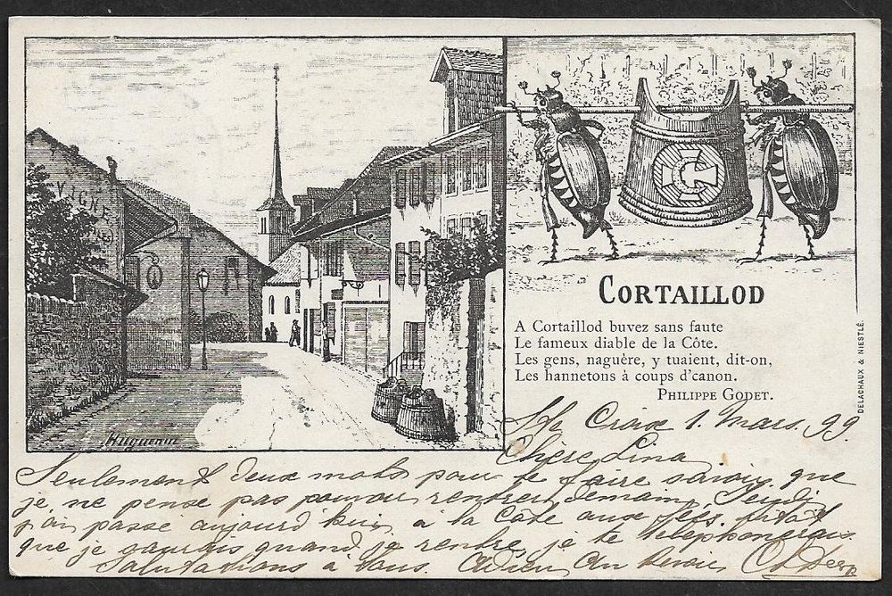 1899 AK CORTAILLOD speziell selten ab 1.- | Kaufen auf Ricardo