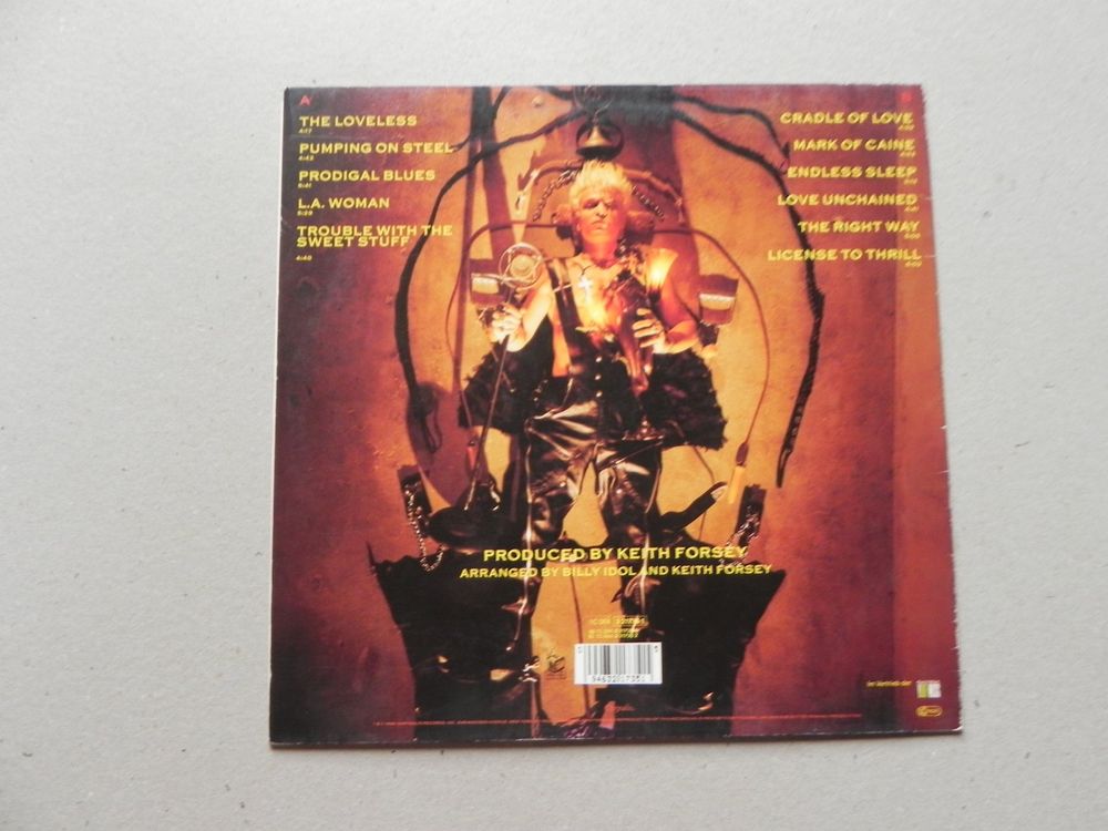 LP brit. Hardrock / Pop Rock Billy Idol 1990 Charmed Life (Gebraucht ...