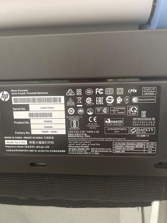 Plotter HP DesignbJet T730, inkl. viel Zubehör (Gebraucht) in Matzingen ...