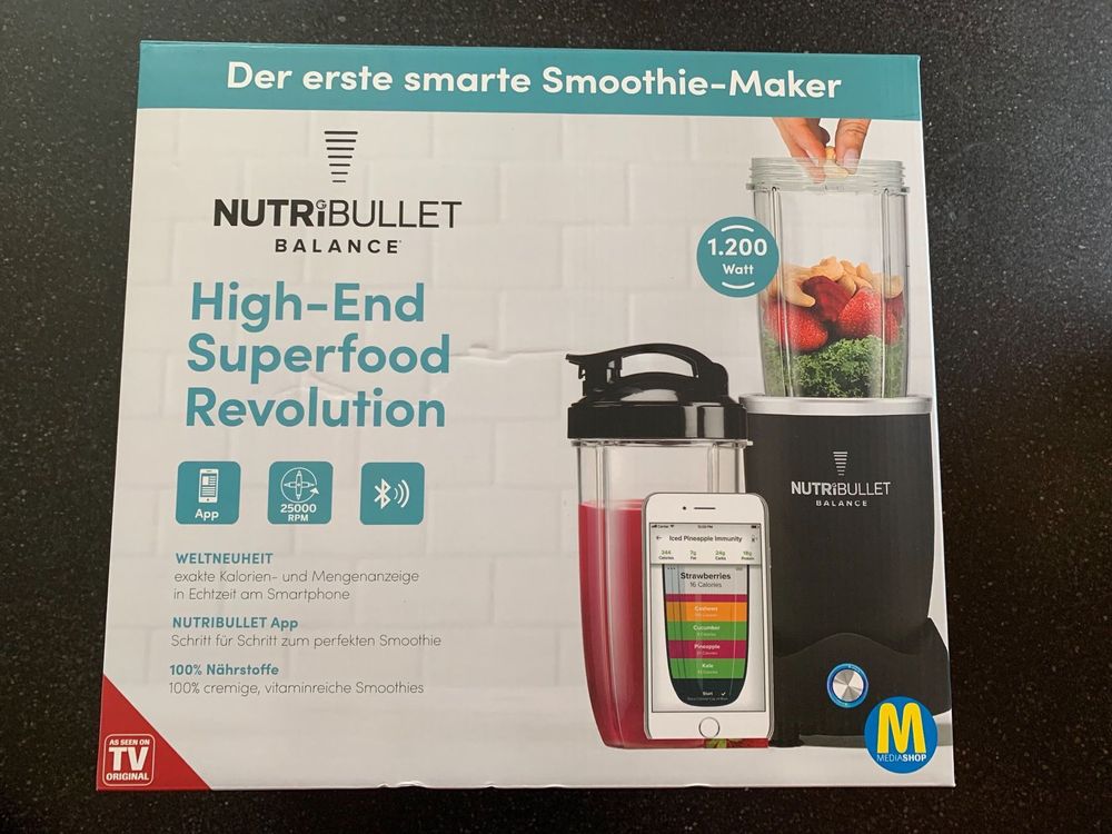 NUTRIBULLET Balance, 1200W - für perfekte Smoothies (Neu (gemäss ...