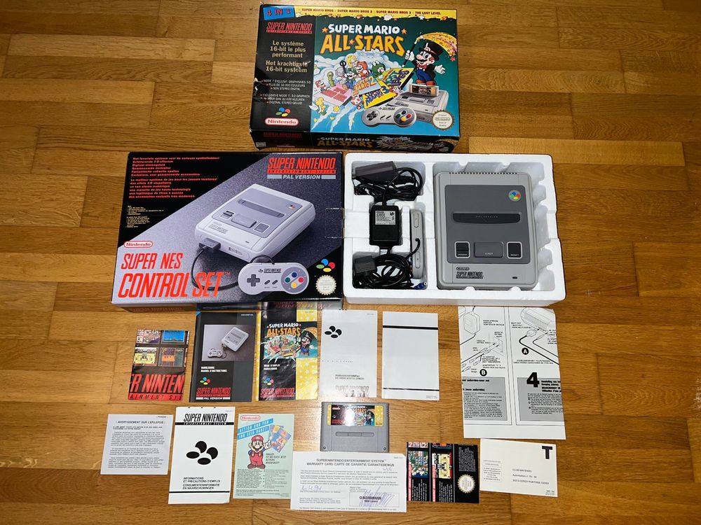 Super Nintendo (SNES) Konsole Super Mario All-Stars Set OVP | Kaufen ...