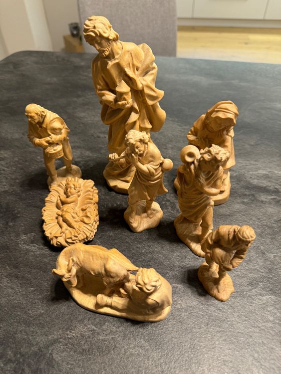 Krippenfiguren Holz Natur Kaufen