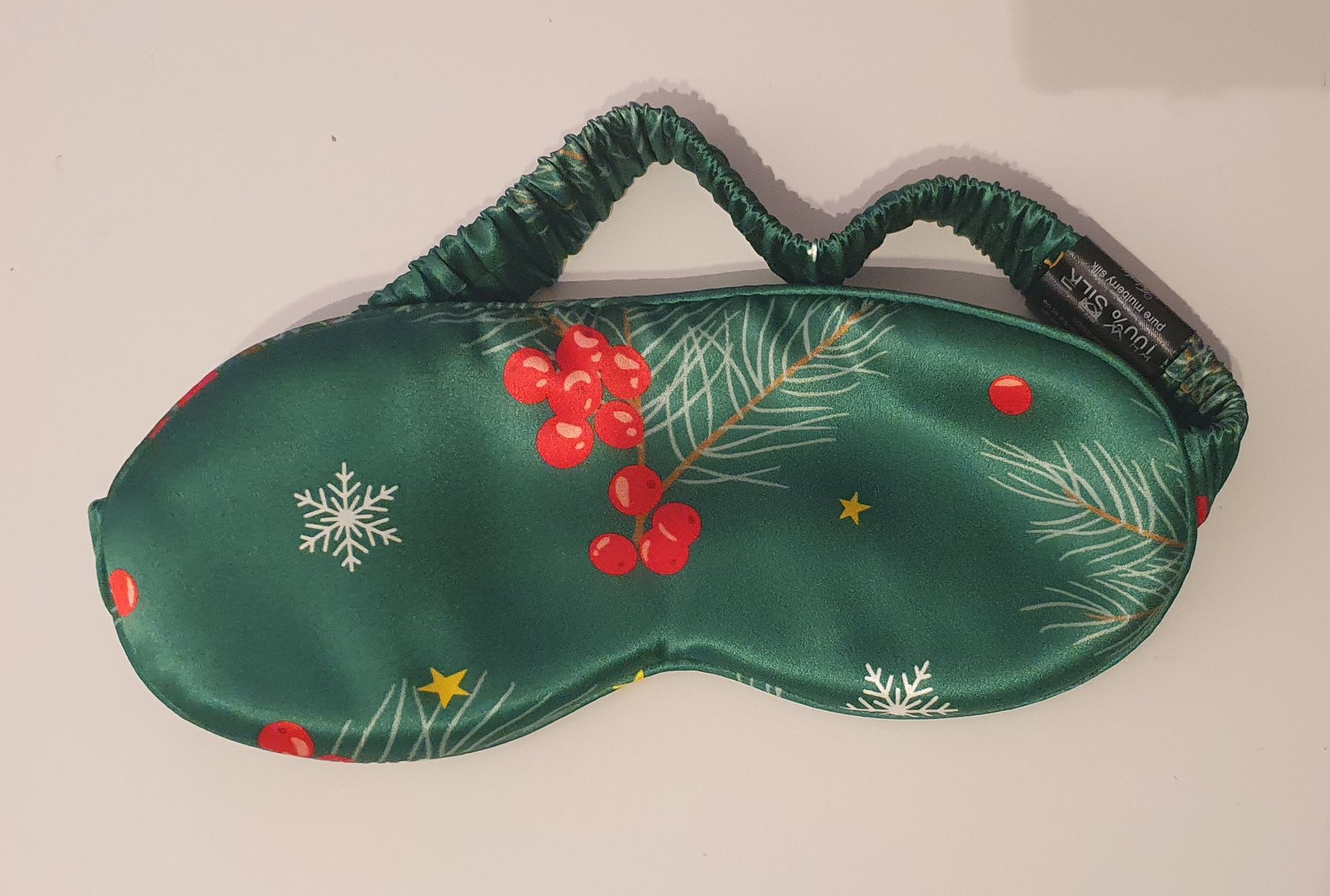 Silk Sleep Eye Mask Festive Christmas Design New! (Neu und ...