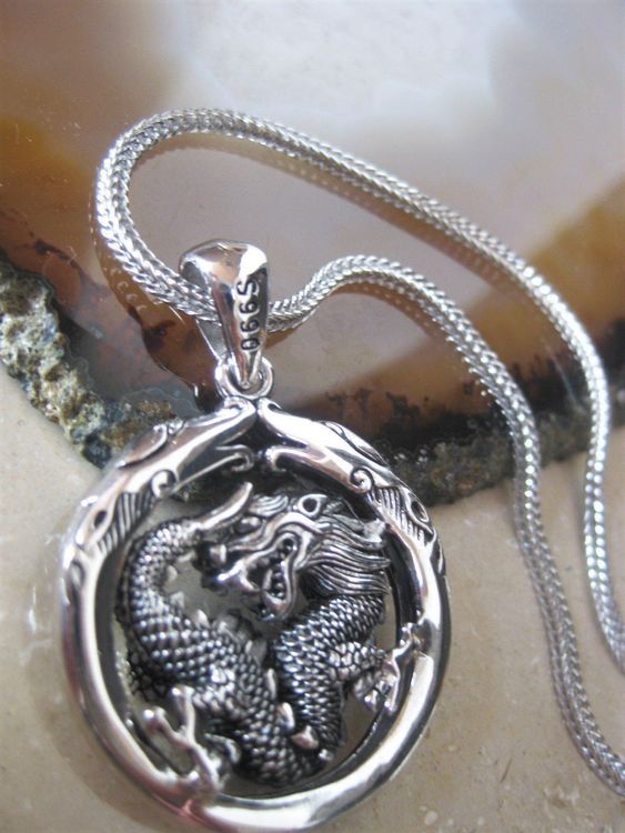 HANDARB.GLUCKBRINGERAMULETANH./KETTE 57 cm.S.990° MP 19,5 G. | Kaufen ...