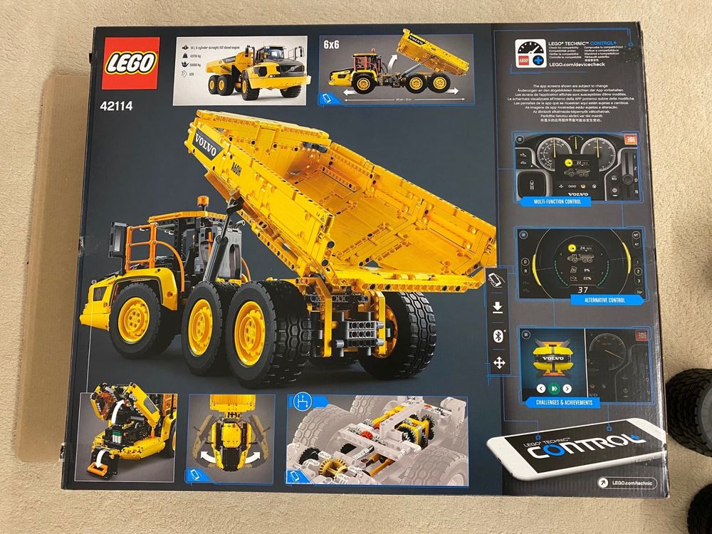 LEGO Knickgelenkter Volvo-Dumper (6x6); 42114, LEGO Technic | Kaufen ...