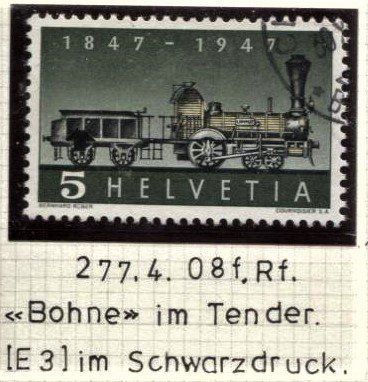 1947 schweiz. Eisenbahnen 5 Rp. Abart (Gebraucht) in Bachenbülach für CHF 5 – mit Lieferung auf ...
