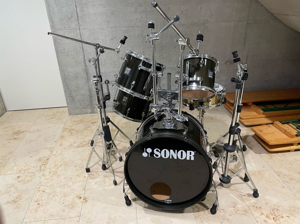 Schönes Sonor S-Class Ash 10'', 12'', 14'', 22'' mit Shells! (Gebraucht) in Lenzburg für CHF ...
