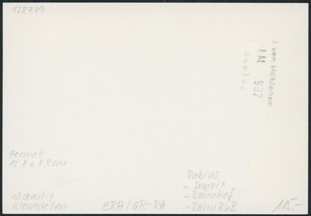 GR Rabius - Rhätische Bahn RhB (Gebraucht) in Schindellegi für CHF 115 ...